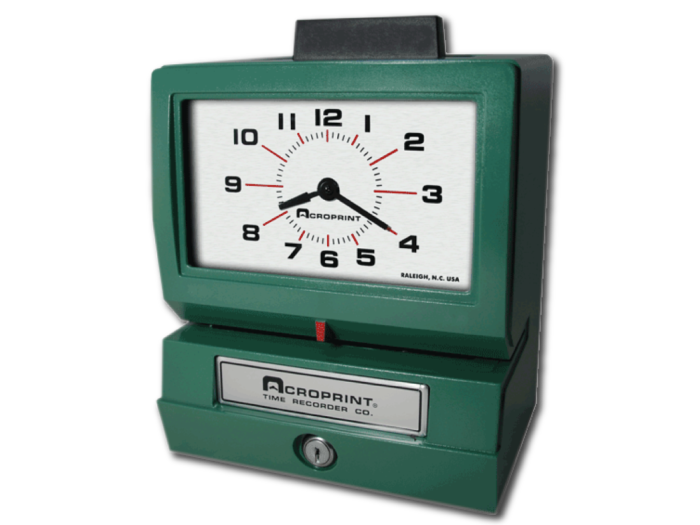 Acroprint Modelo 125 - Clocksystems